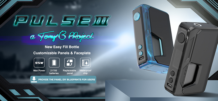 Mod Box PULSE V3 BF 95 W - Vandy Vape PULSE III > Productos > MODS Electrónicos